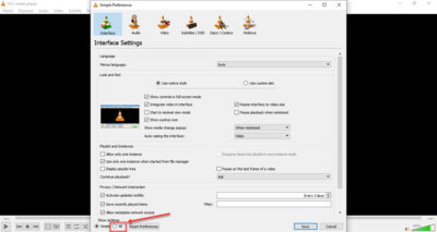 How to keep VLC player always on top?
