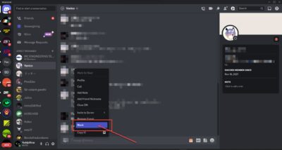 How to unblock someone on Discord?