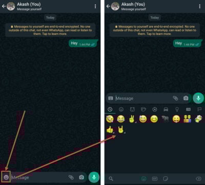 What do the WhatsApp app icons mean?
