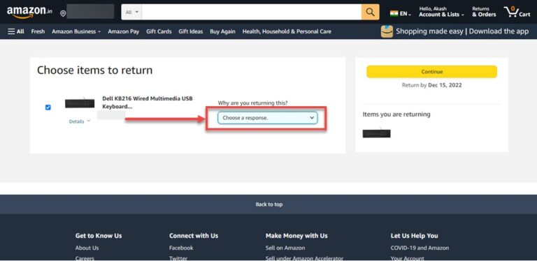 How to request a refund on Amazon?