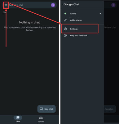 How to unblock someone on Google Chat?