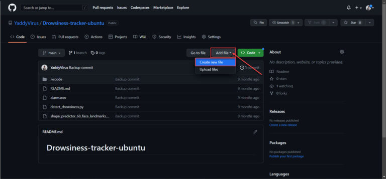 How to create a folder in Github?