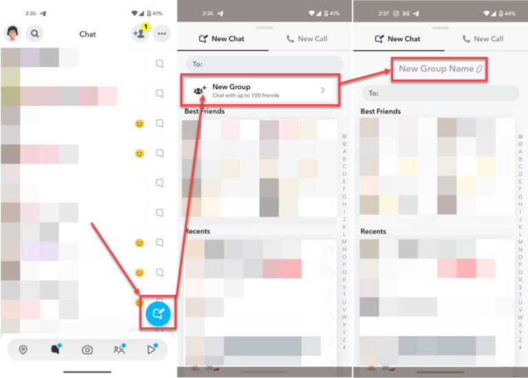 How to make a group chat on Snapchat?
