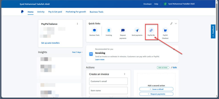 How to find Paypal username?