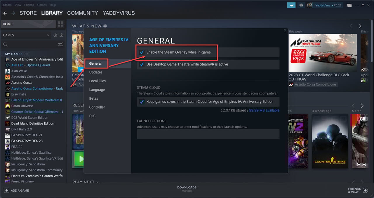 How to turn off Steam notifications?