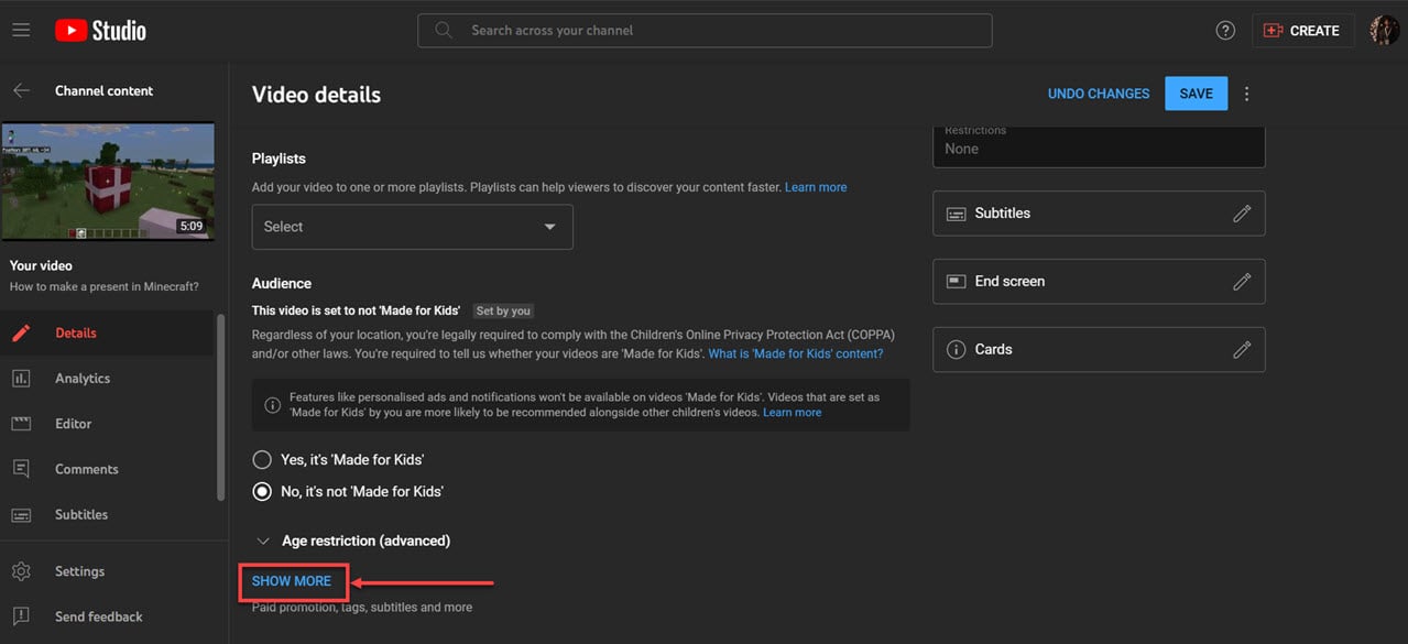 How to add chapters to YouTube video?