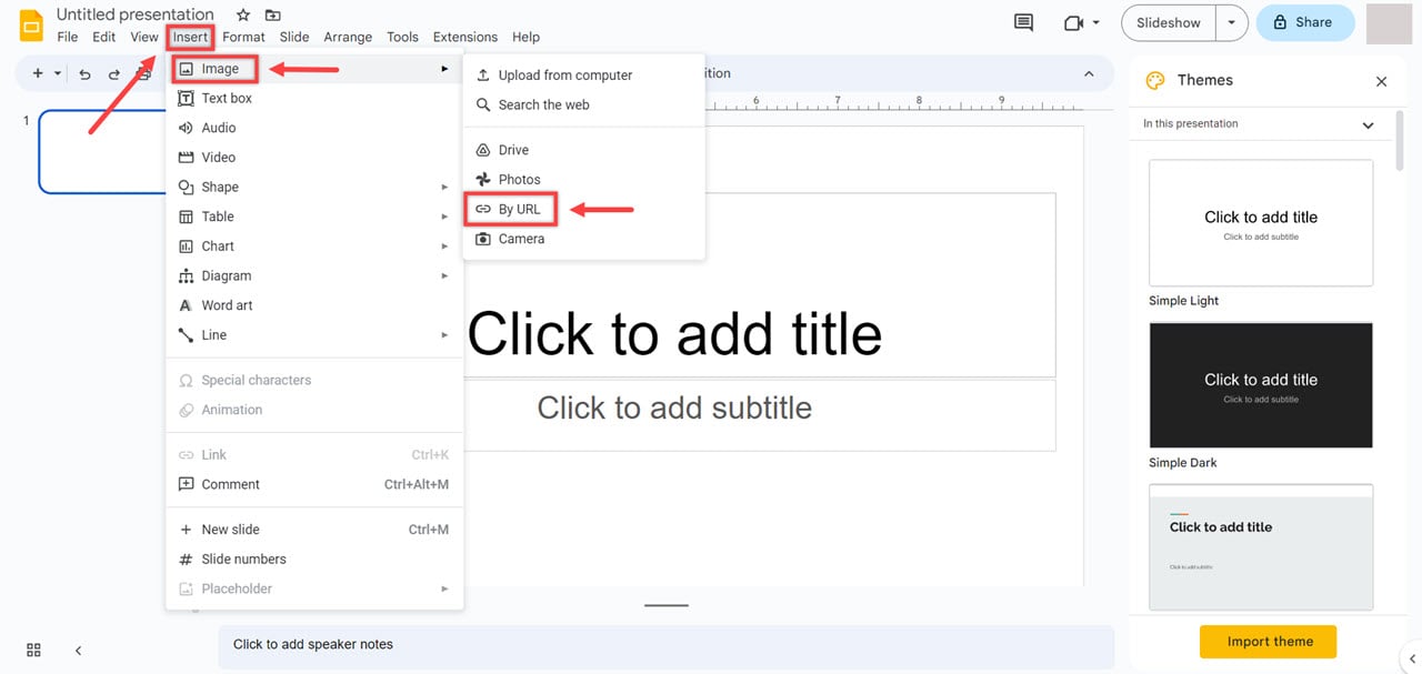 How to add a GIF to Google Slides?