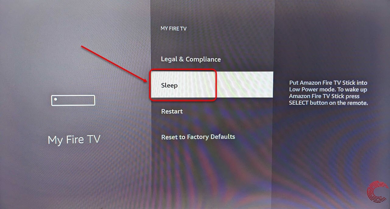 How to set Fire TV sleep timer?