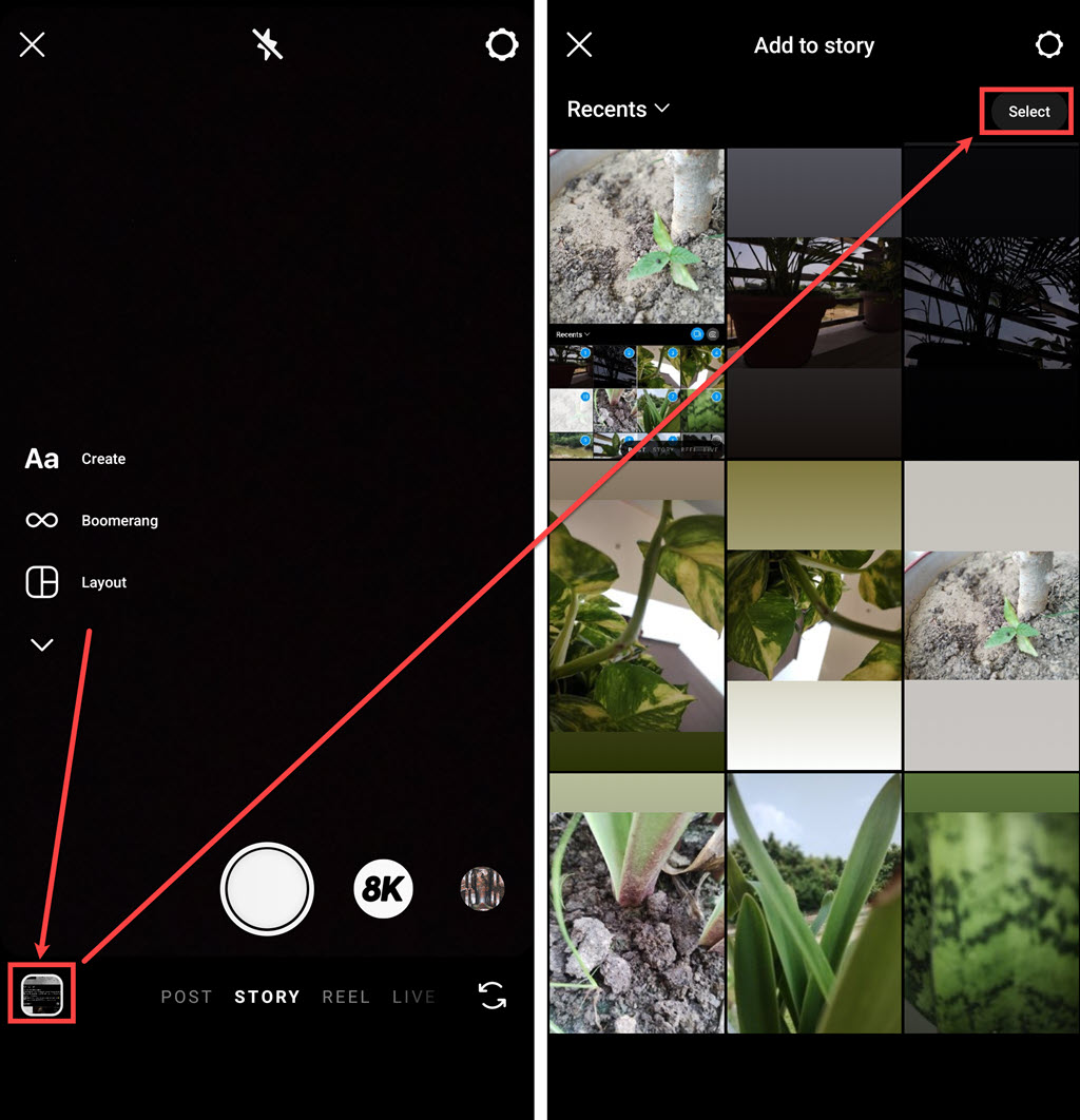 How to make a slideshow on Instagram?