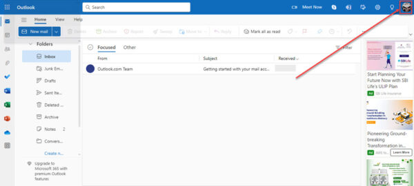How to change Outlook profile picture?