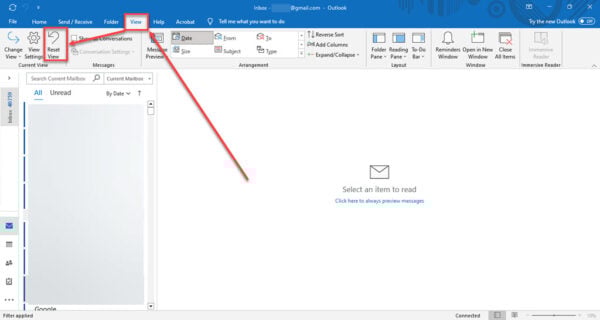 Why is my Outlook view changed? Quick Fix