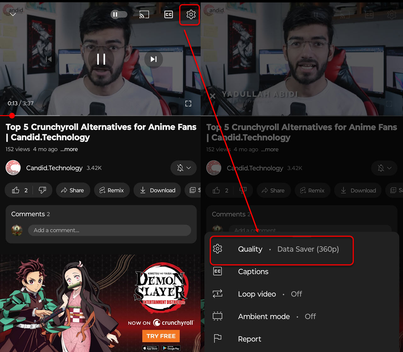 Why does YouTube default to 360p?