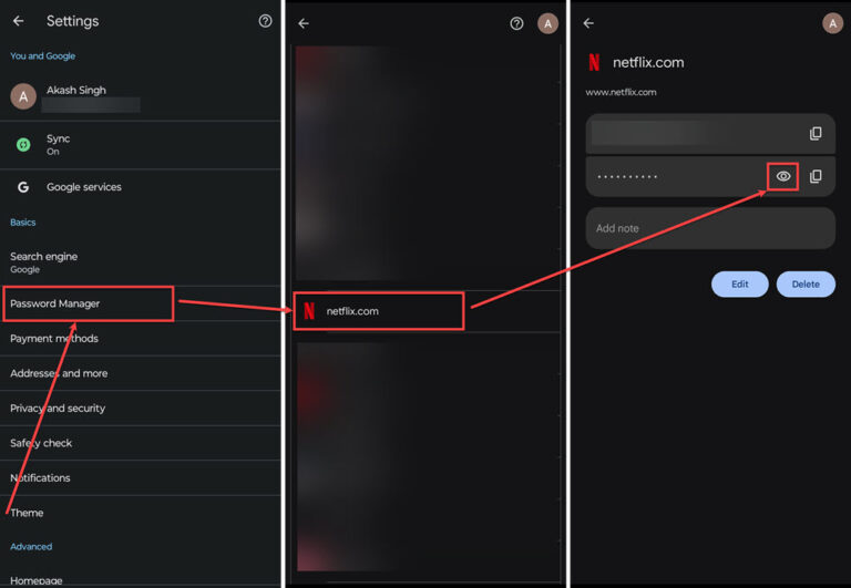 How to see your Netflix password on phone, PC or TV?