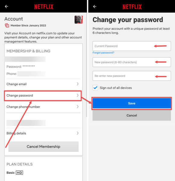 How to see your Netflix password on phone, PC or TV?