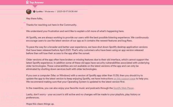 Spotify error code access point 22: Quick Fix