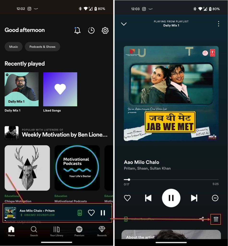 How to clear the queue on Spotify?