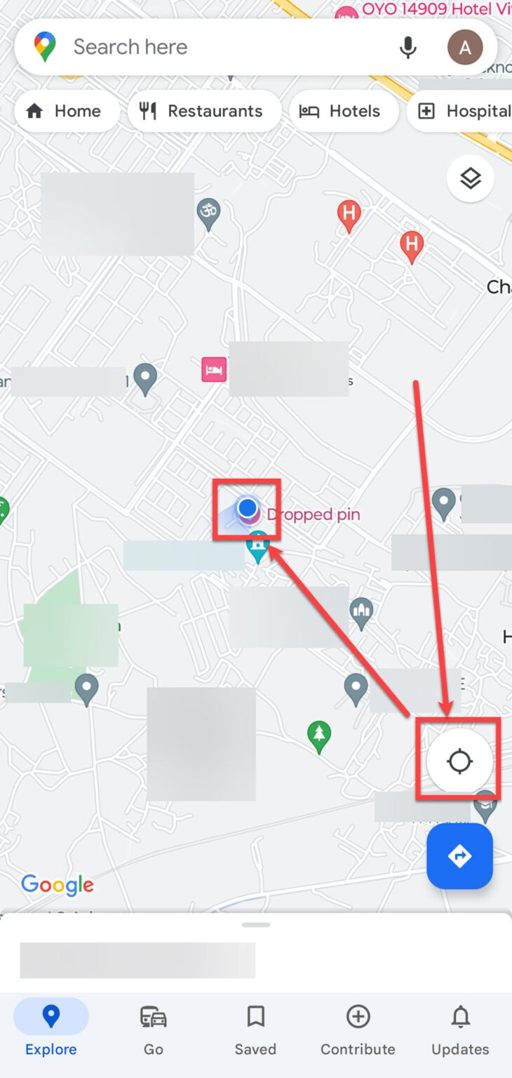 Google Maps symbols listed and explained
