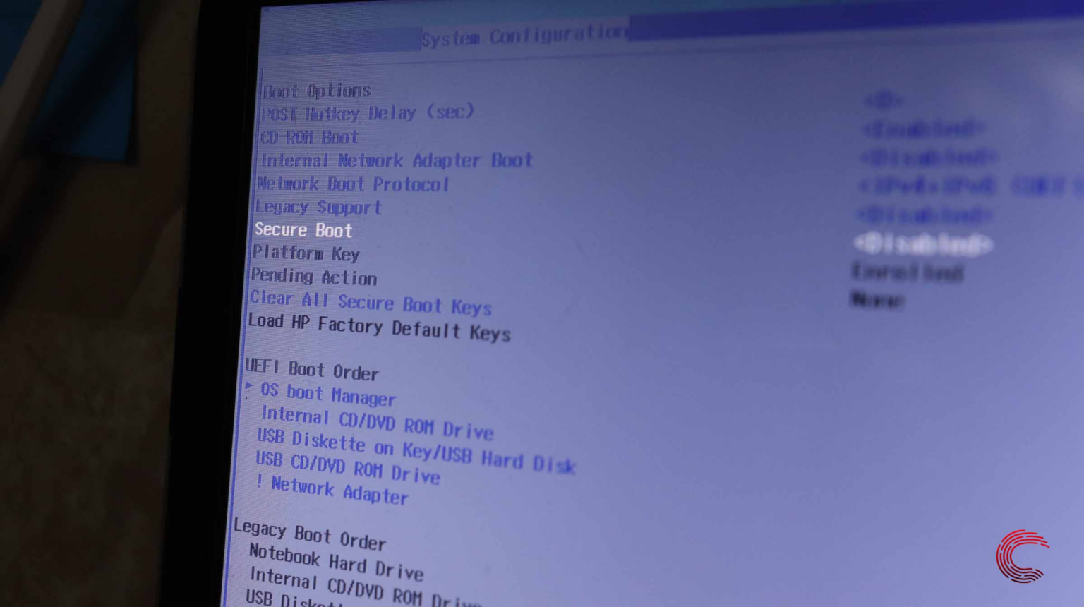Fix: Standard hardware security is not supported