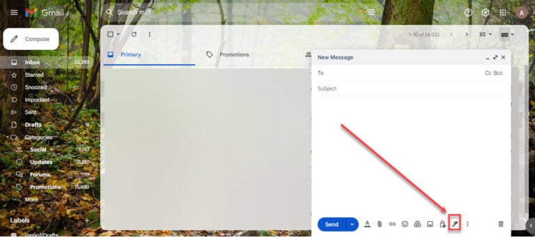 What is the meaning of the different symbols in Gmail?