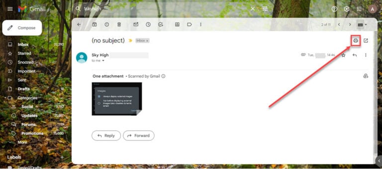What is the meaning of the different symbols in Gmail?