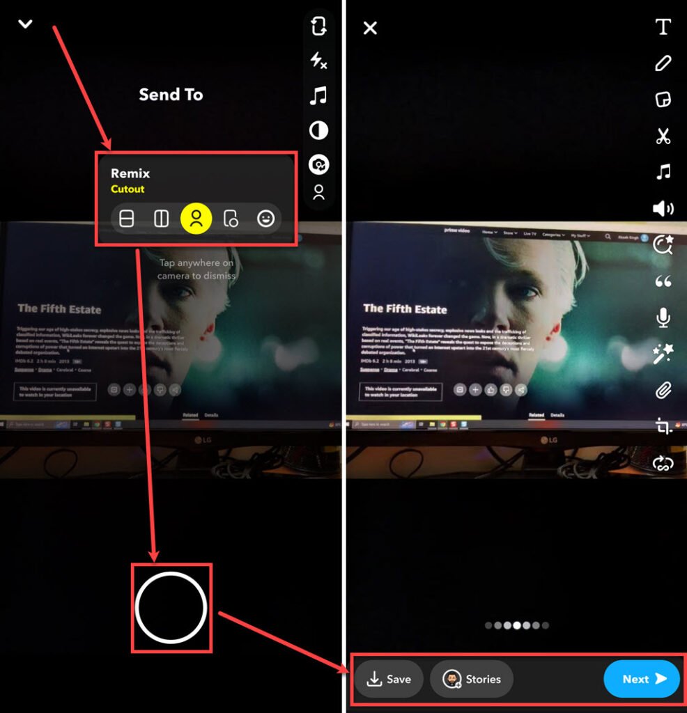 How to remix a Snap?
