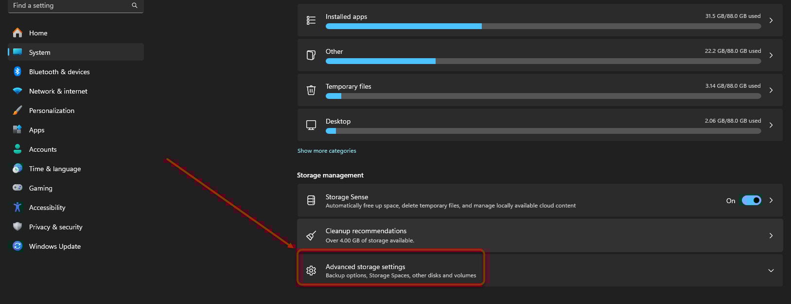 AdvancedStorageSettingsWindows-ss1 | Candid.Technology