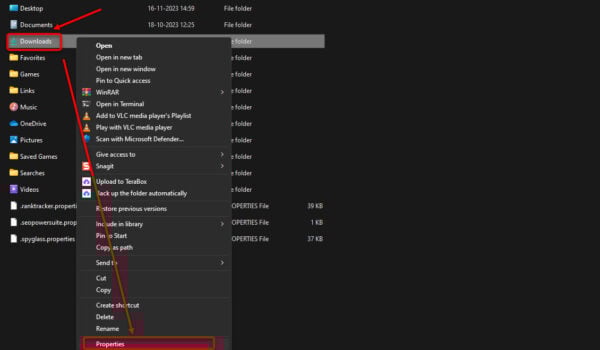 How to change the download location in Windows 11?