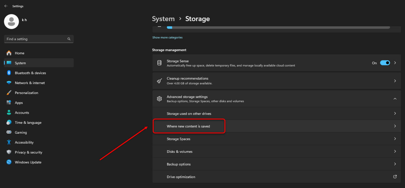 How to change the download location in Windows 11?