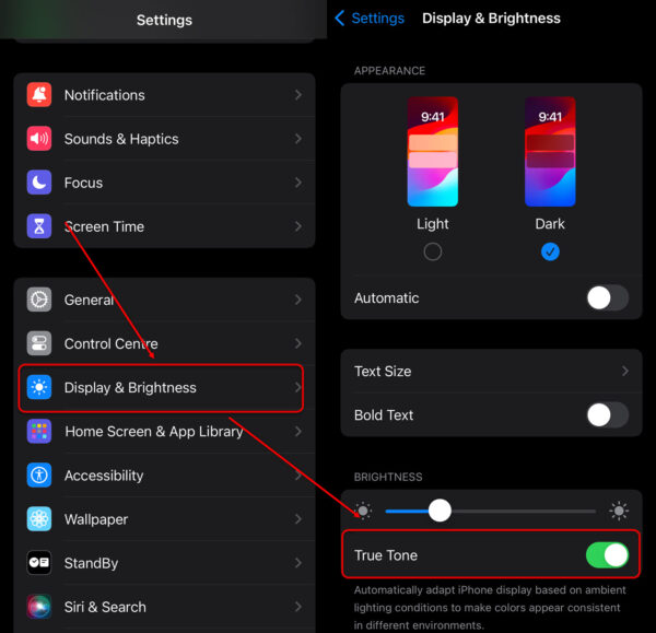 What is True Tone on iPhone?