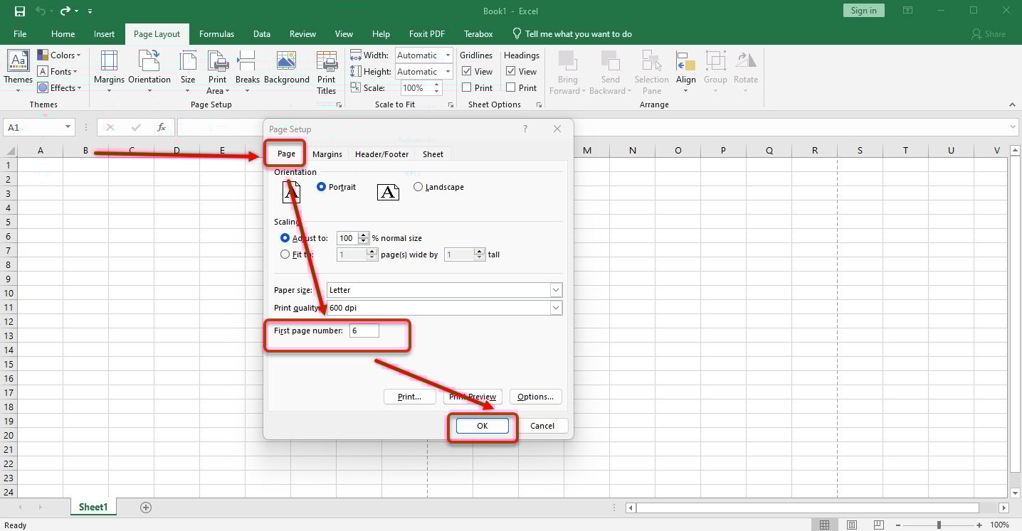 How To Add Page Numbers In Excel?