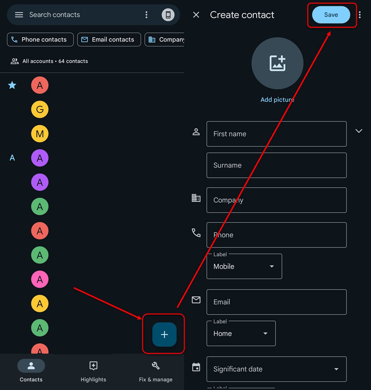 How to add a contact to WhatsApp?