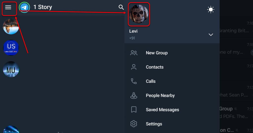 How to scan QR code in Telegram?