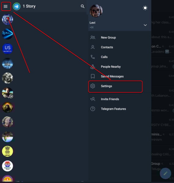 How to scan QR code in Telegram?