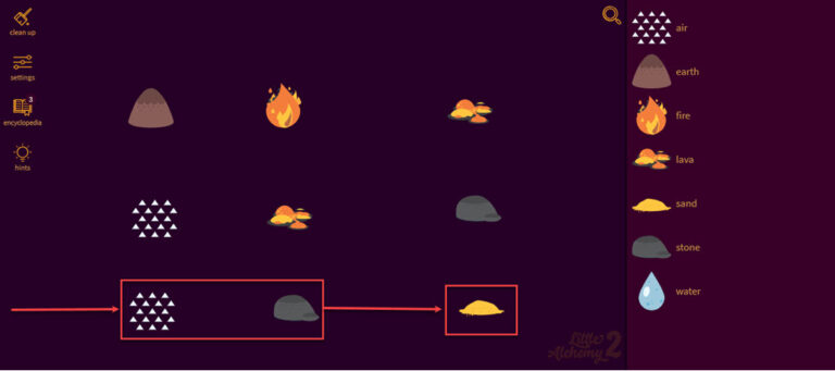 How to make a Pyramid in Little Alchemy 2?