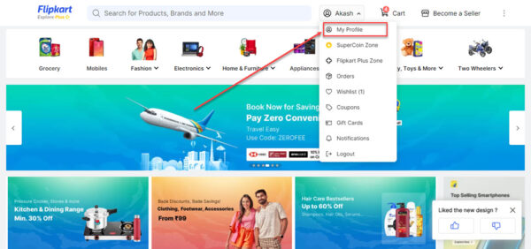 How to change your Flipkart mobile number?