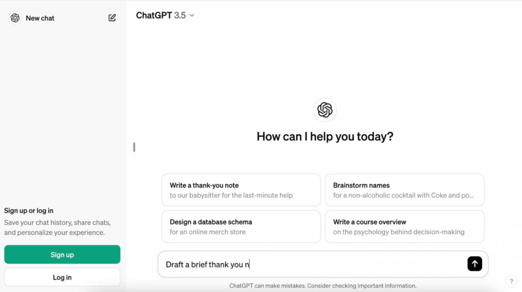 People can now access ChatGPT without signing up
