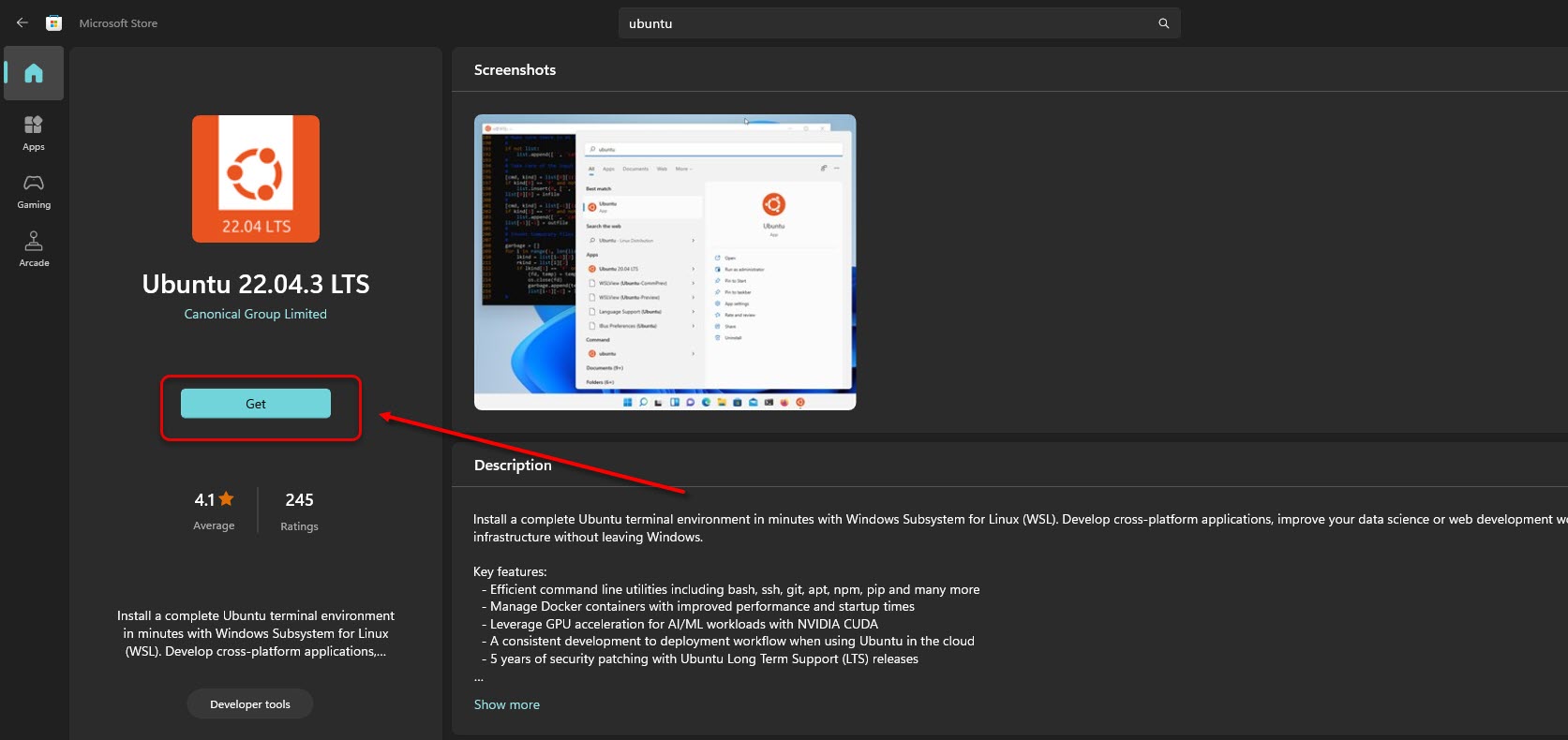 MicrosoftStore-Ubuntu-ss2 | Candid.Technology