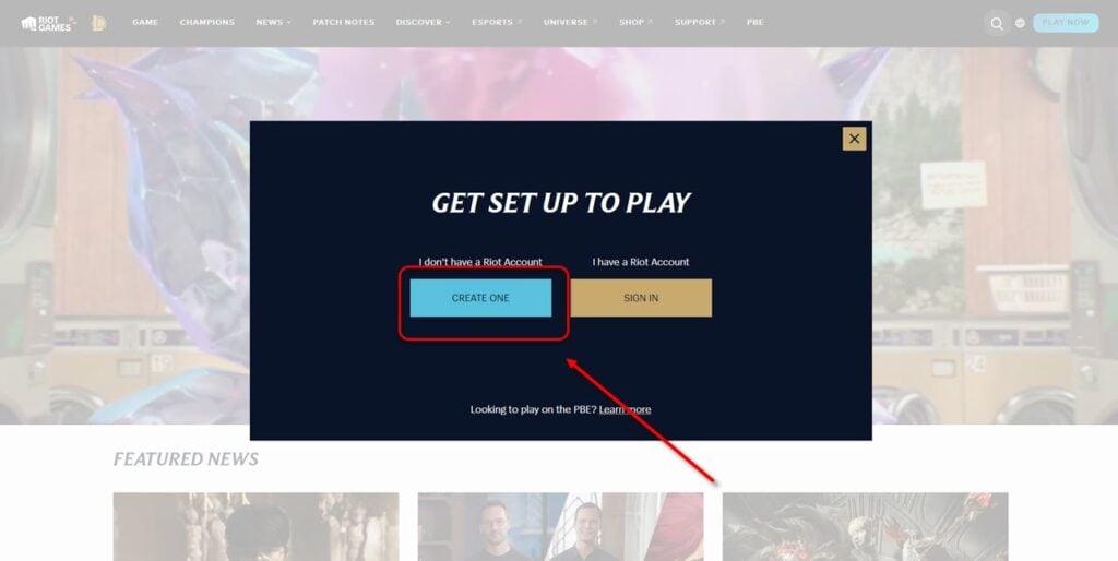 How to change region in League of Legends?