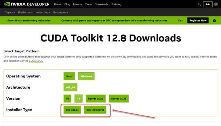 How to install CUDA on Windows 11?